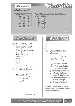 Rumus cepat-matematika-statistika(2) | PDF