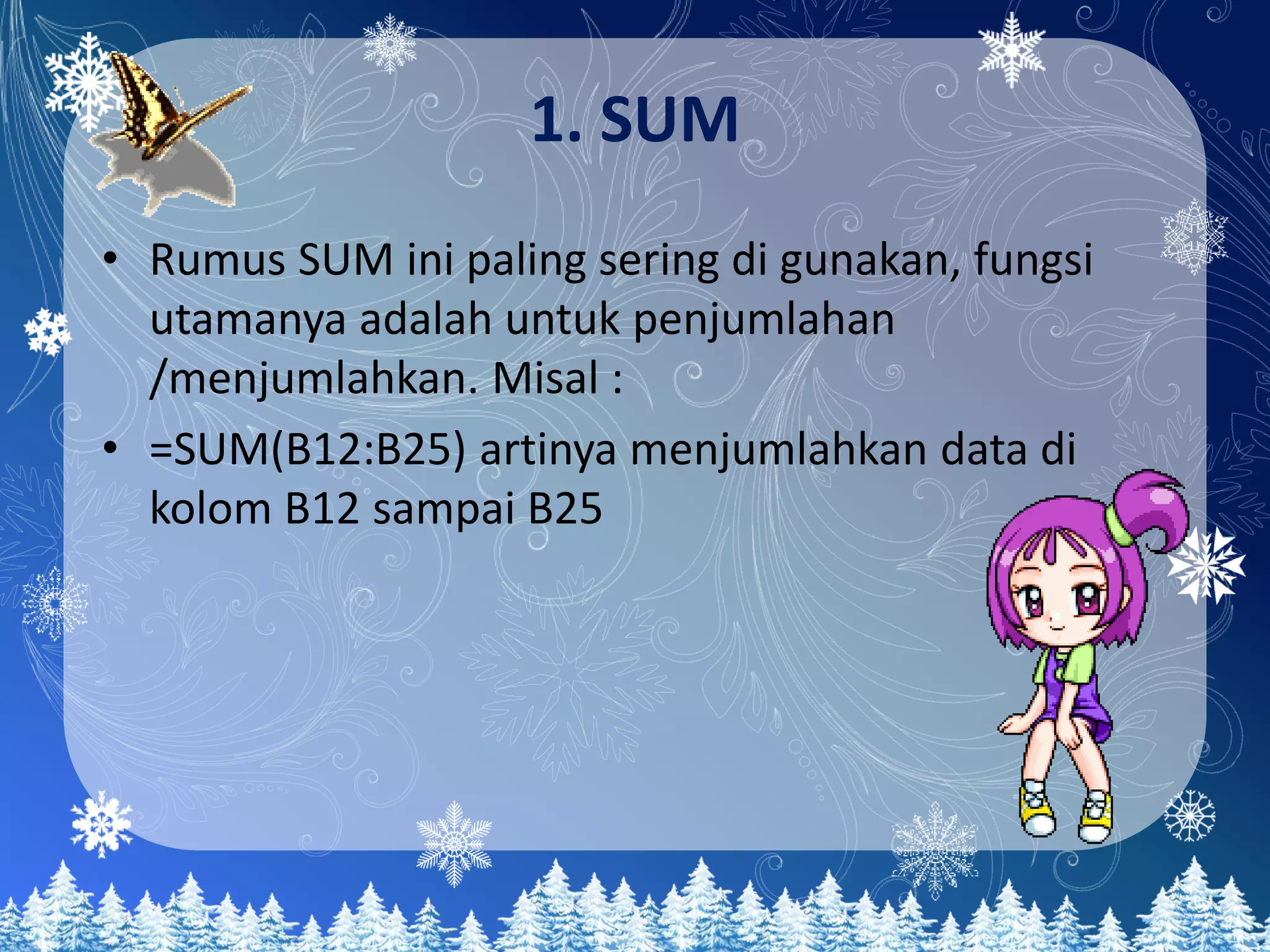 Microsoft Excel Formula (Rumus-rumus ms. Excel) | PPTX