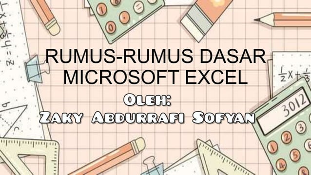 RUMUS-RUMUS DASAR PADA MS OFFICEEXCEL.pptx