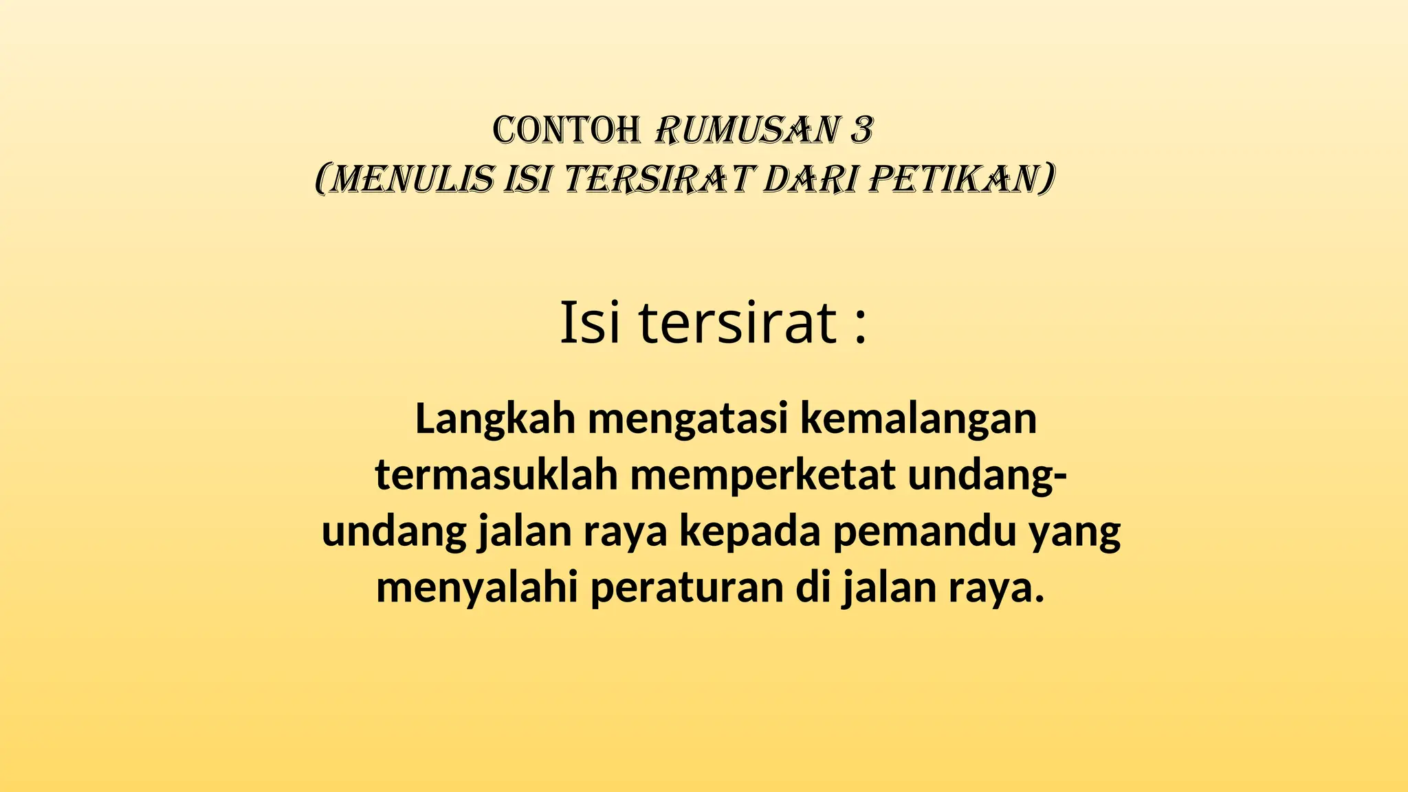 Teknik penulisan rumusan bagi sekolah menengah, pemahaman tentang cara ...