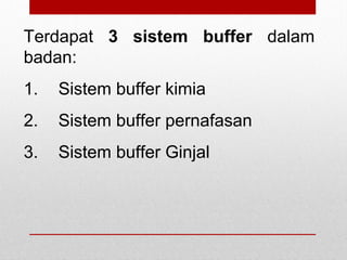 Rumusan Keseimbangan Acid Bes | PPT