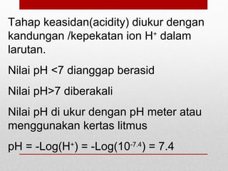 Rumusan Keseimbangan Acid Bes | PPT