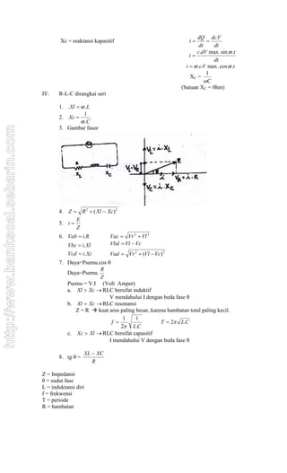 Rumus arus bolak balik | PDF