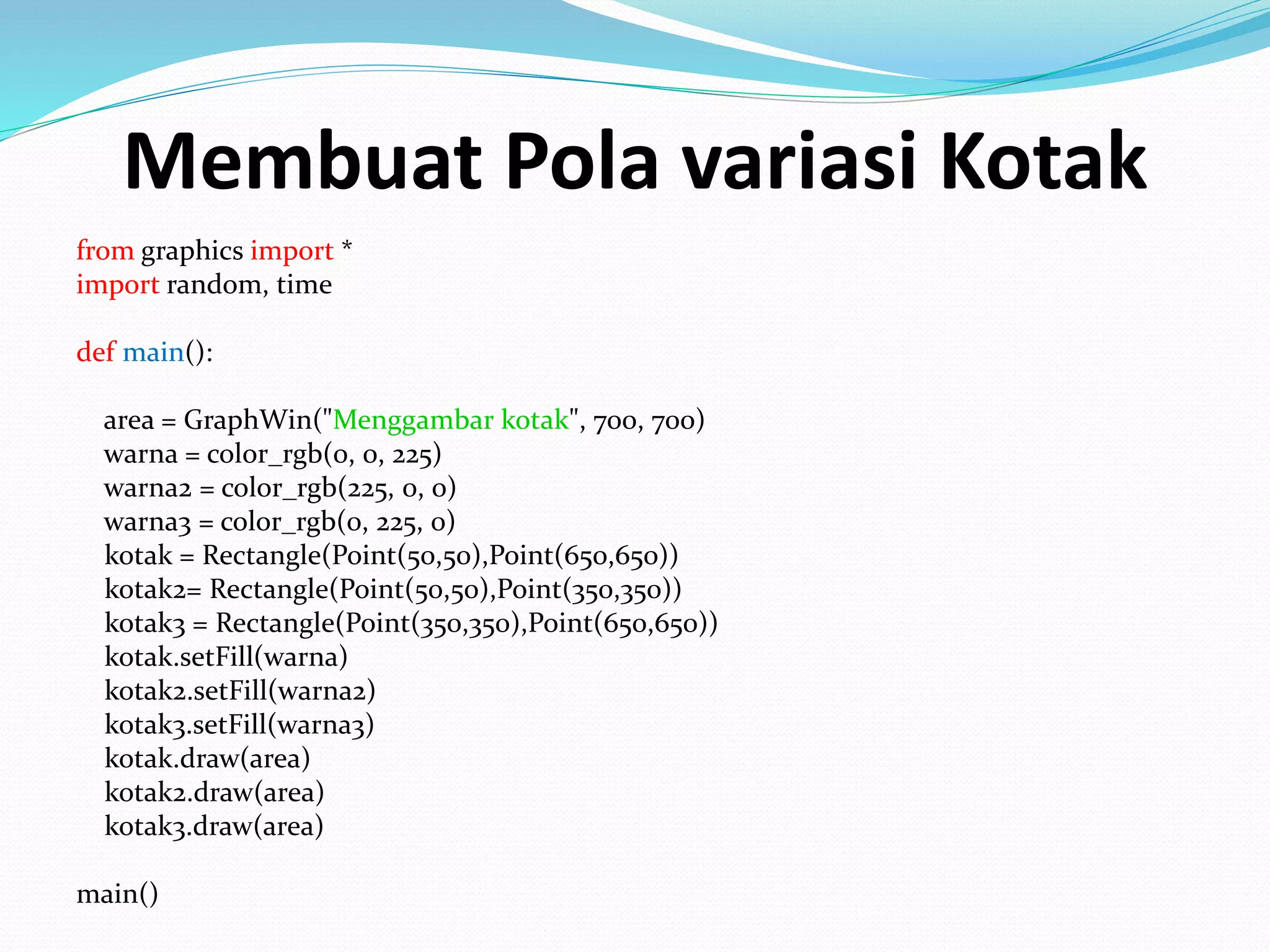 Rumus dasar python | PPTX