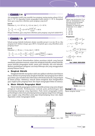 Rumus fluida statis dan fluida dinamis | PDF