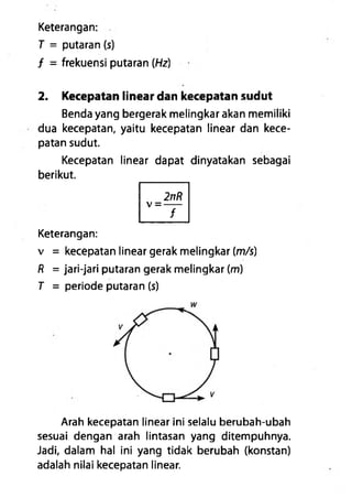 Rumus gerak melingkar | PDF