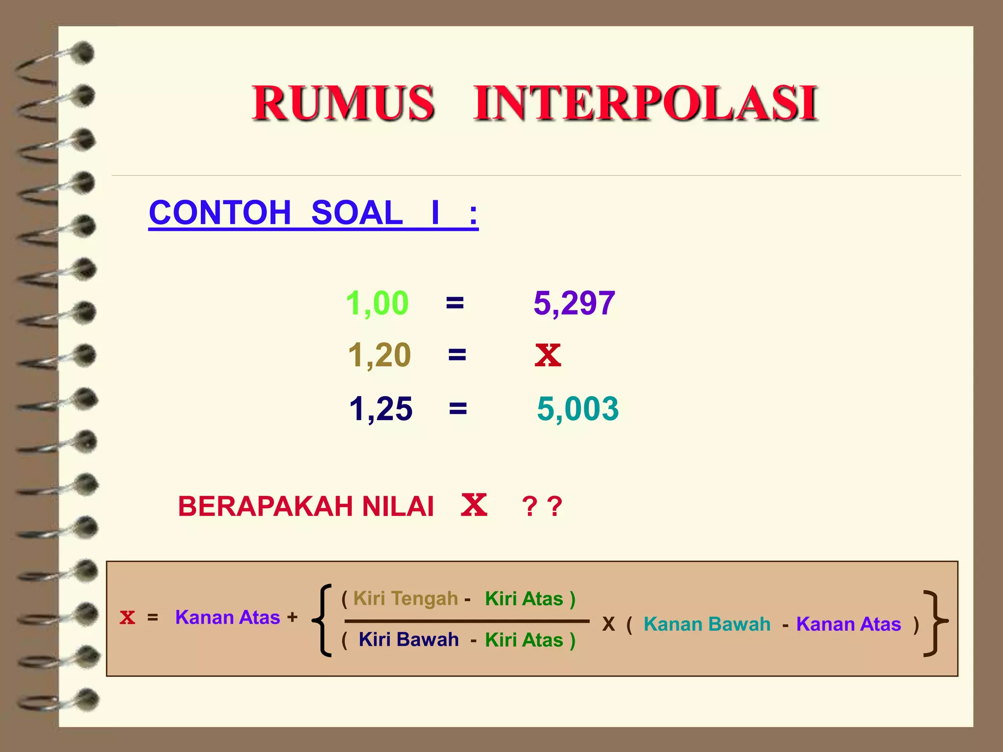 RUMUS INTERPOLASI A.ppt