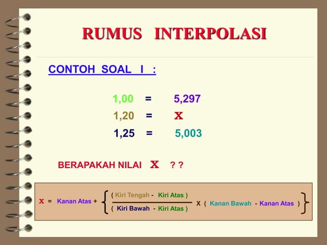 RUMUS INTERPOLASI A.ppt | Computing | Technology & Computing