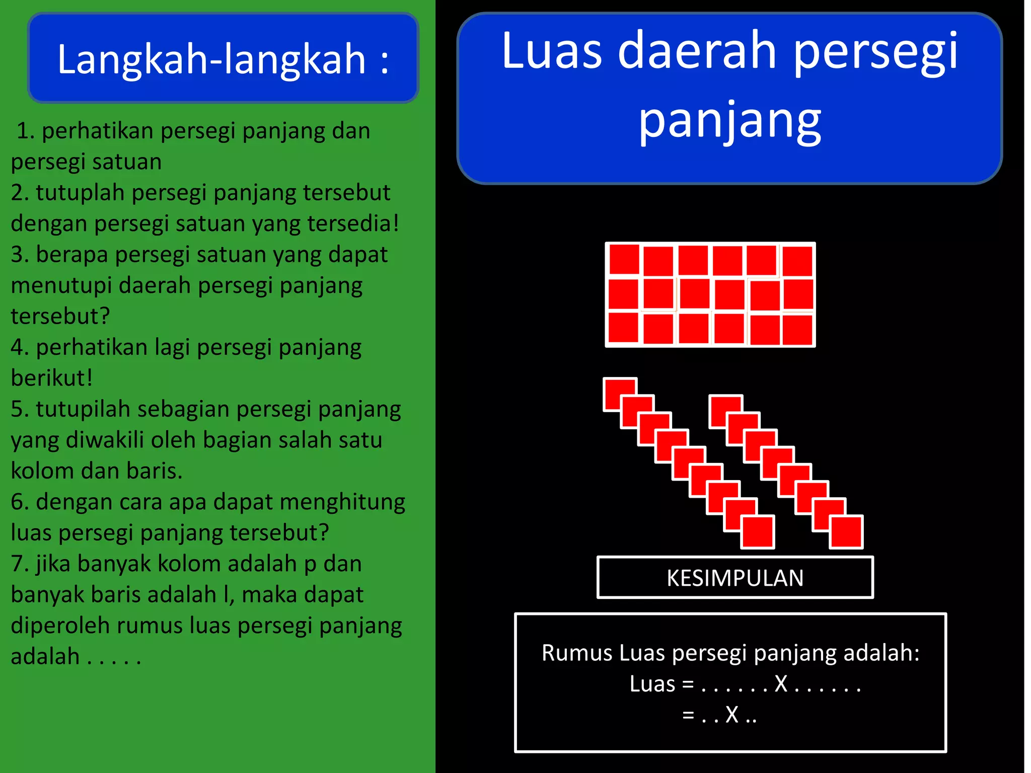 Rumus luas persegi panjang | PPTX