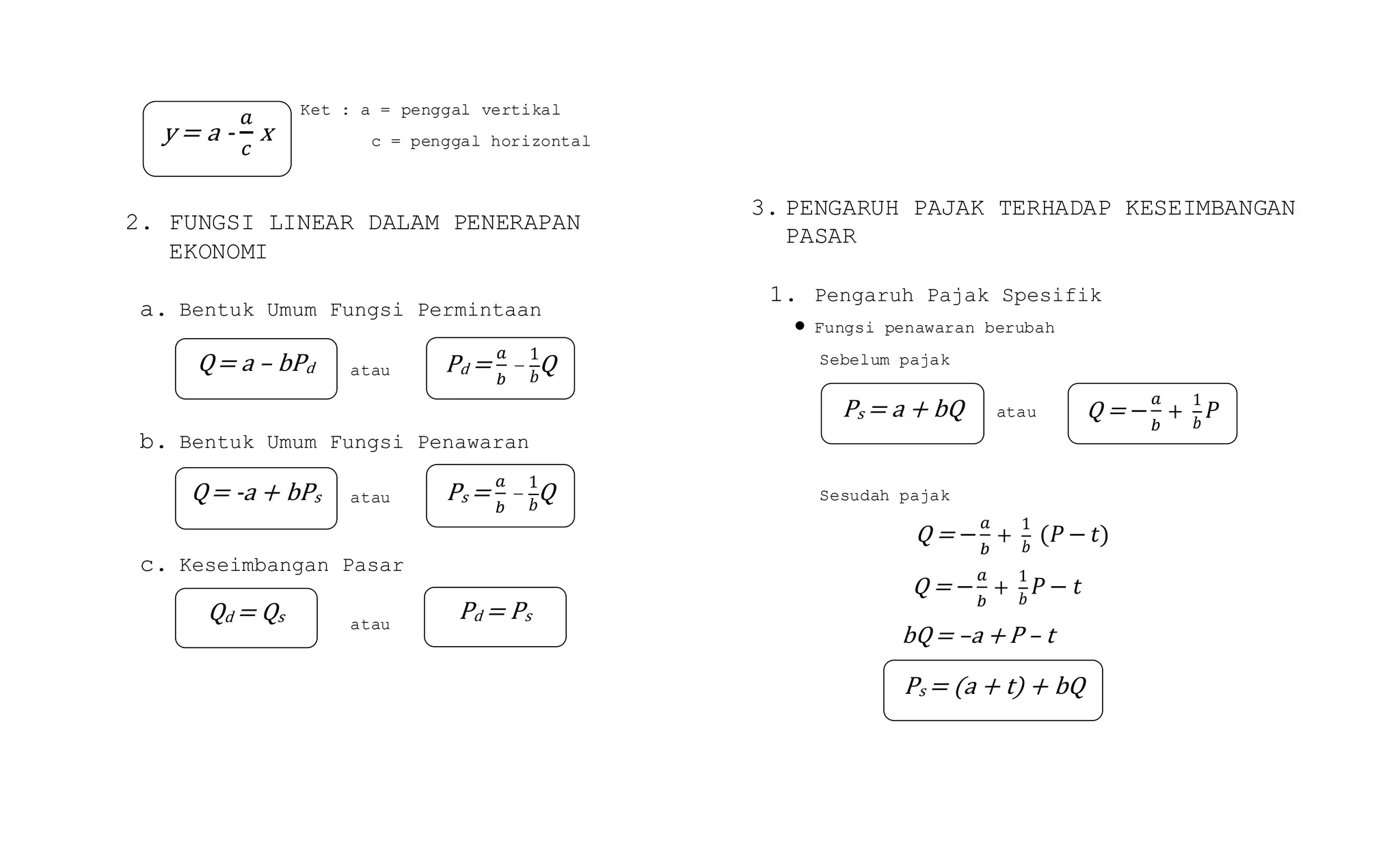 Rumus matematika bisnis | DOCX