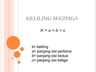 Rumus dasar matematika keliling dan luas | PPT