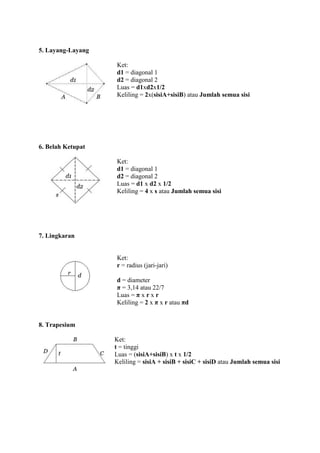 Rumus persegi | DOCX