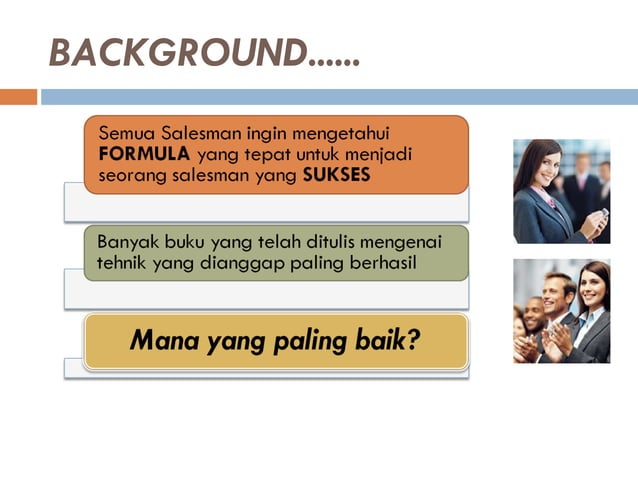 Rumus sukses salesman | PPS
