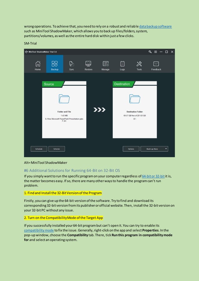 run 64 bit on 32 bit | PDF
