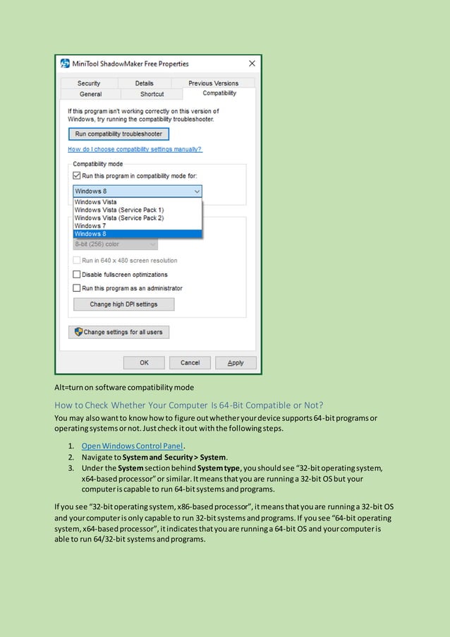 run 64 bit on 32 bit | PDF
