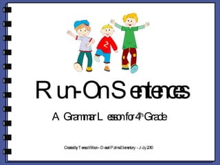 Run on sentences | PPS