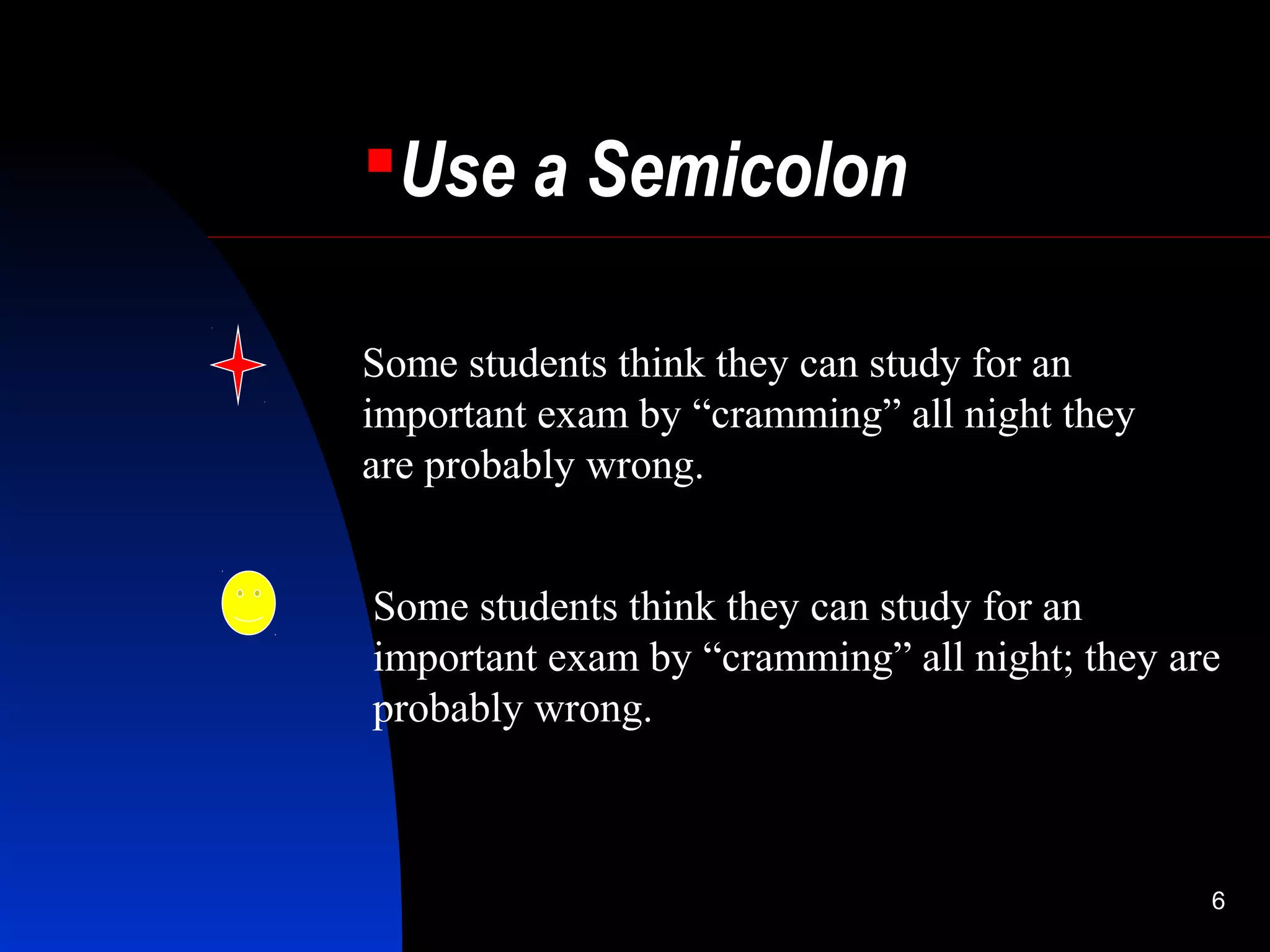 Run on sentences.ppt 1 | PPT