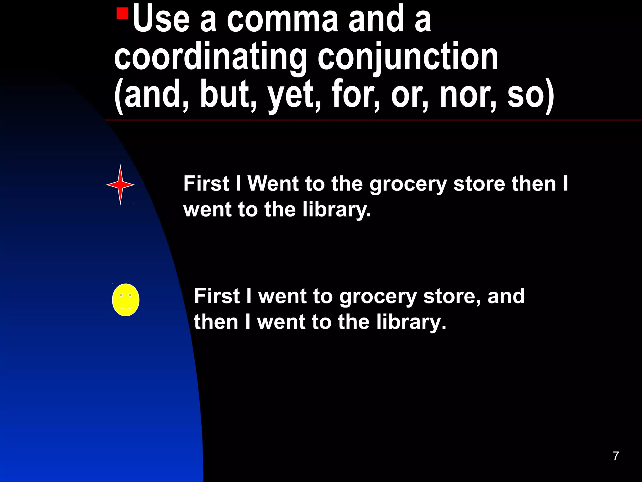 Run on sentences.ppt 1 | PPT