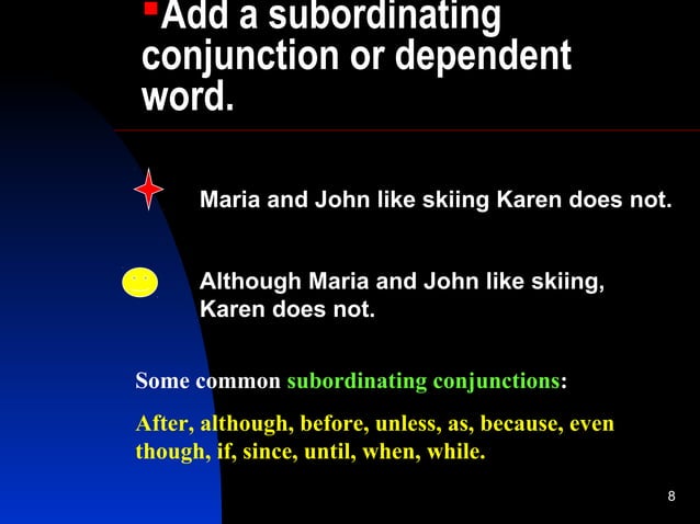 Run on sentences.ppt 1 | PPT