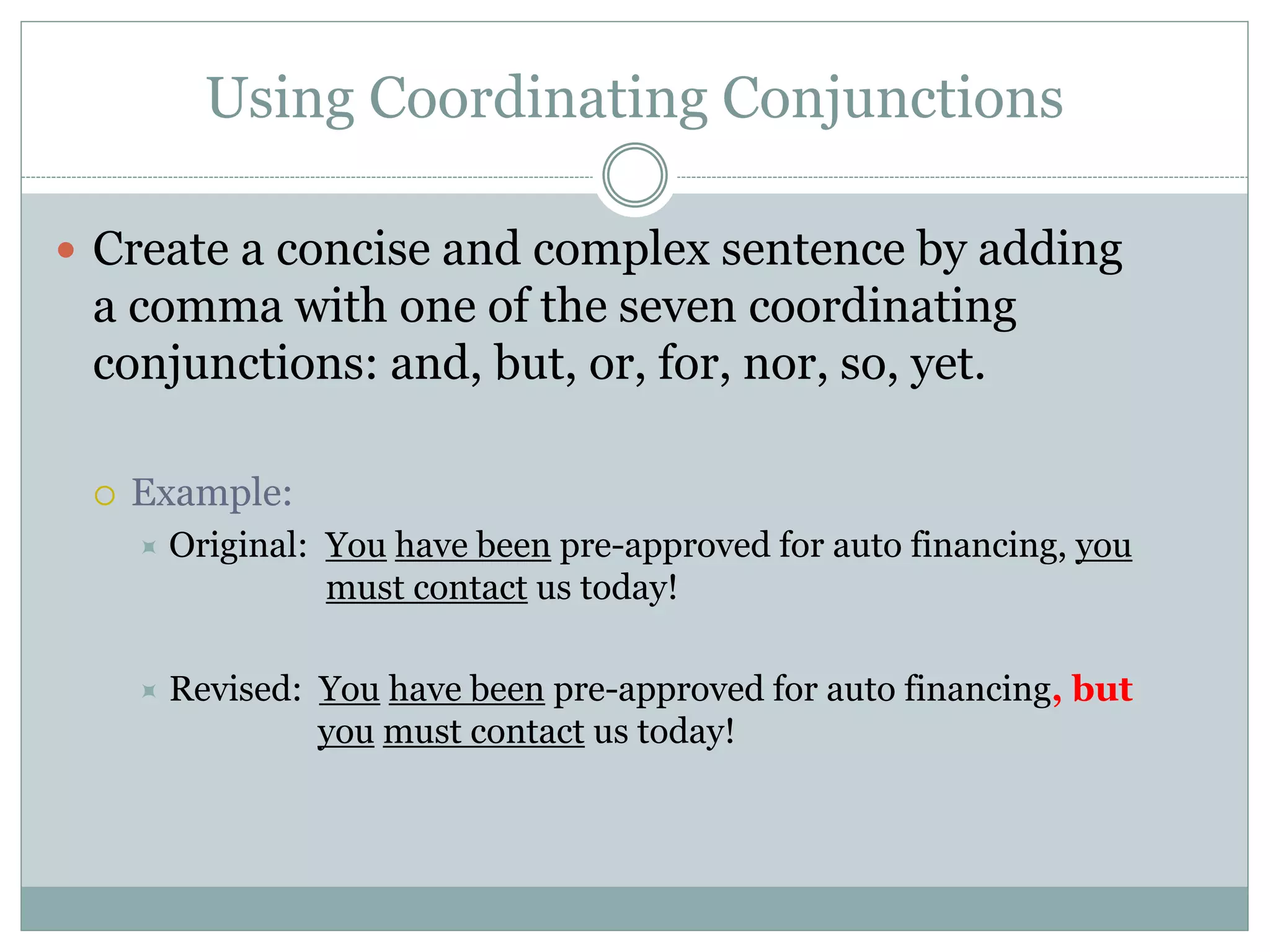Run on sentences | PPTX