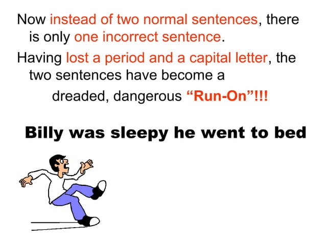 Run on sentences-ppt | PPT