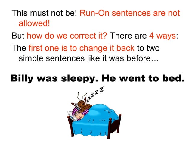 Run on sentences-ppt | PPT