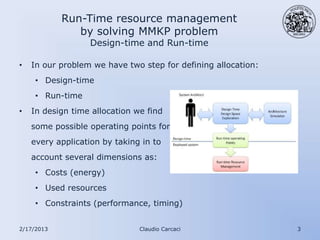 Run time mmkp | PPT