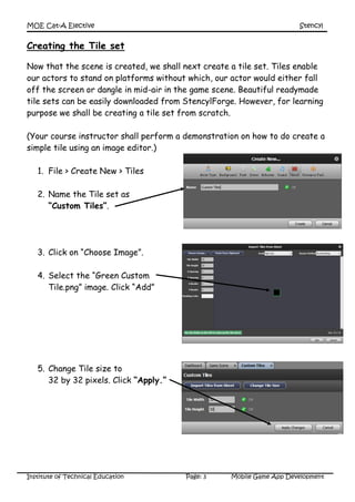 Run and jump tutorial (part 2) scenes | PDF | Mobile Games | Video Gaming