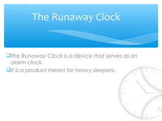 Runaway clock | PPT