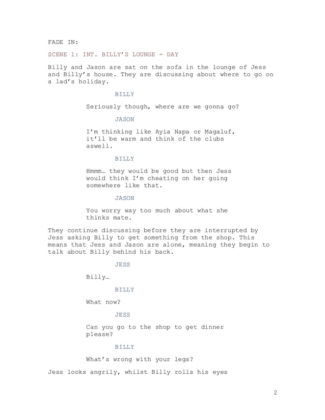 Runaway script draft 2 | DOCX