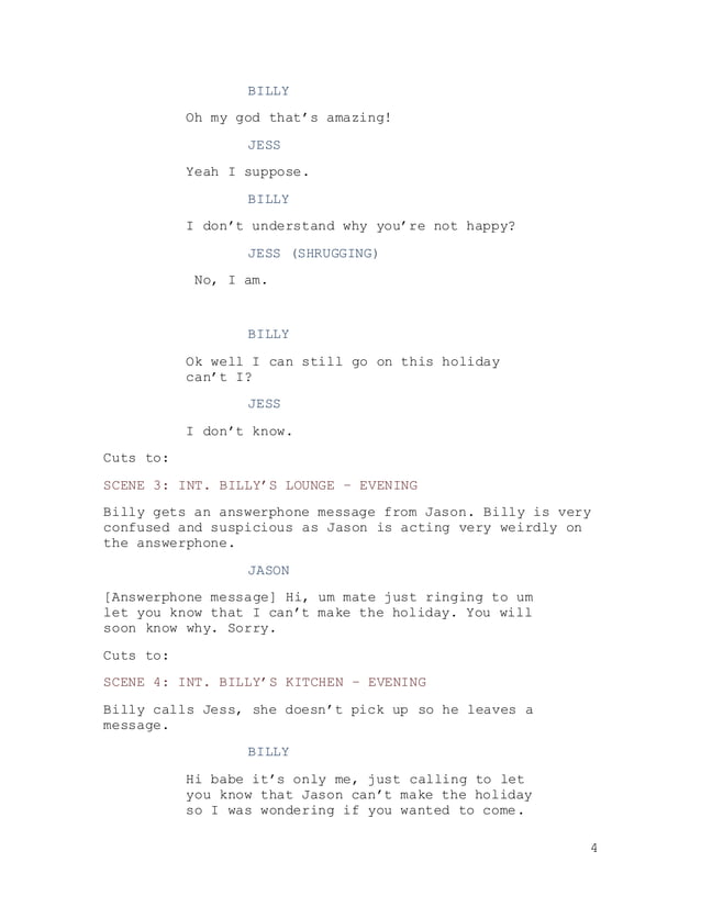 Runaway script draft 3 | PDF