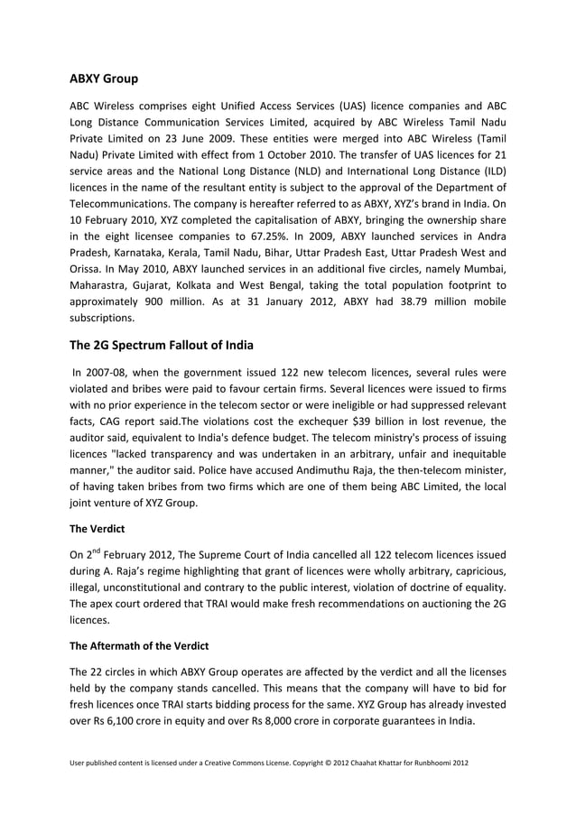 Case Study Competition | PDF