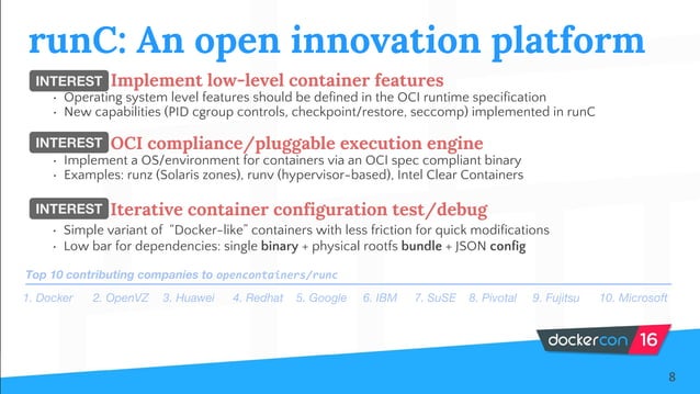 runC: The little engine that could (run Docker containers) by Docker ...