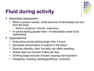 Eating for Performance (Nutrition for Runners) | PPT