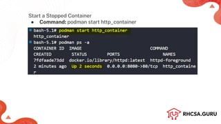 Run Containers in RHEL - RHCSA (RH134).pdf