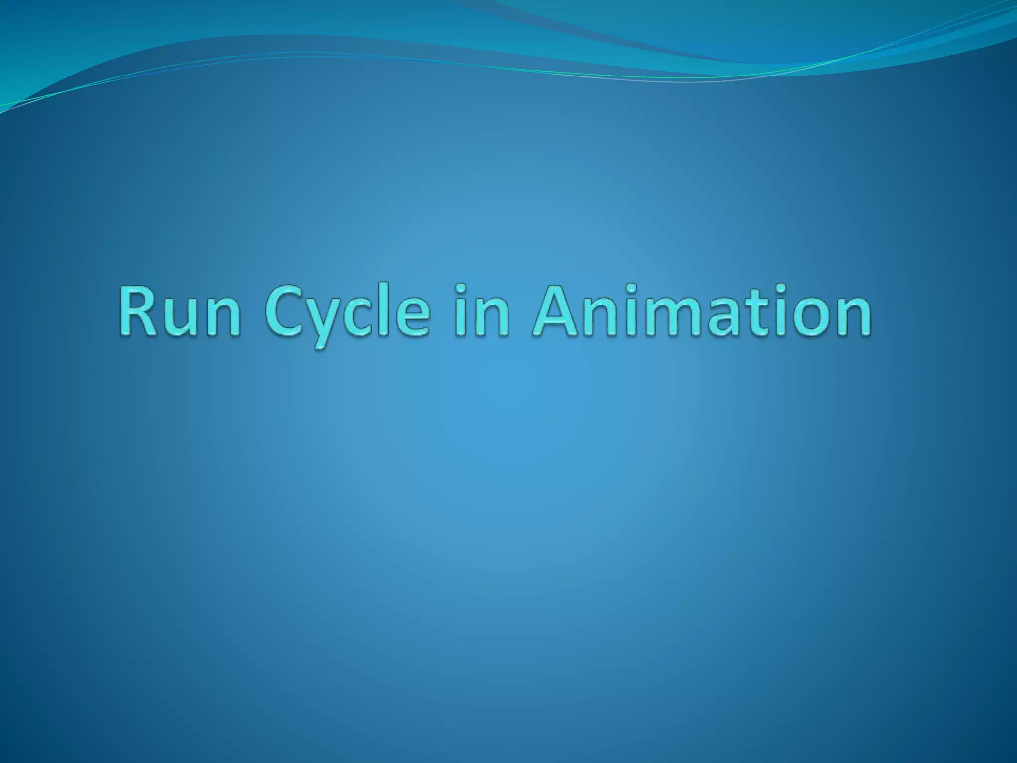 Run cycle in animation | PPTX