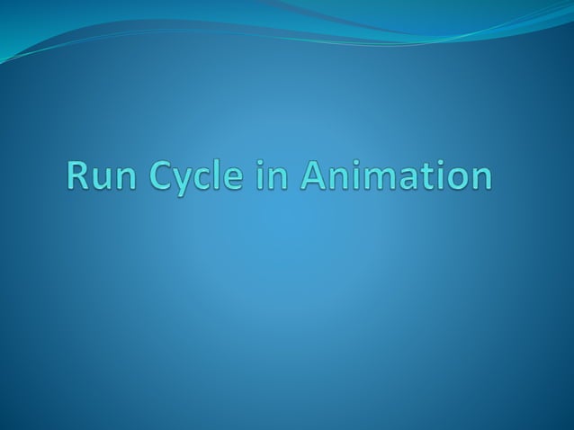 Run cycle in animation | PPTX
