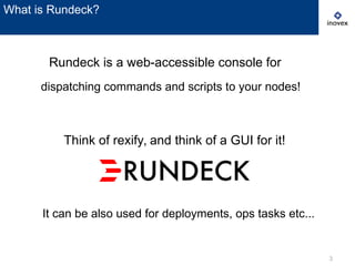 Rundeck Open Source Workflow Automation | PDF