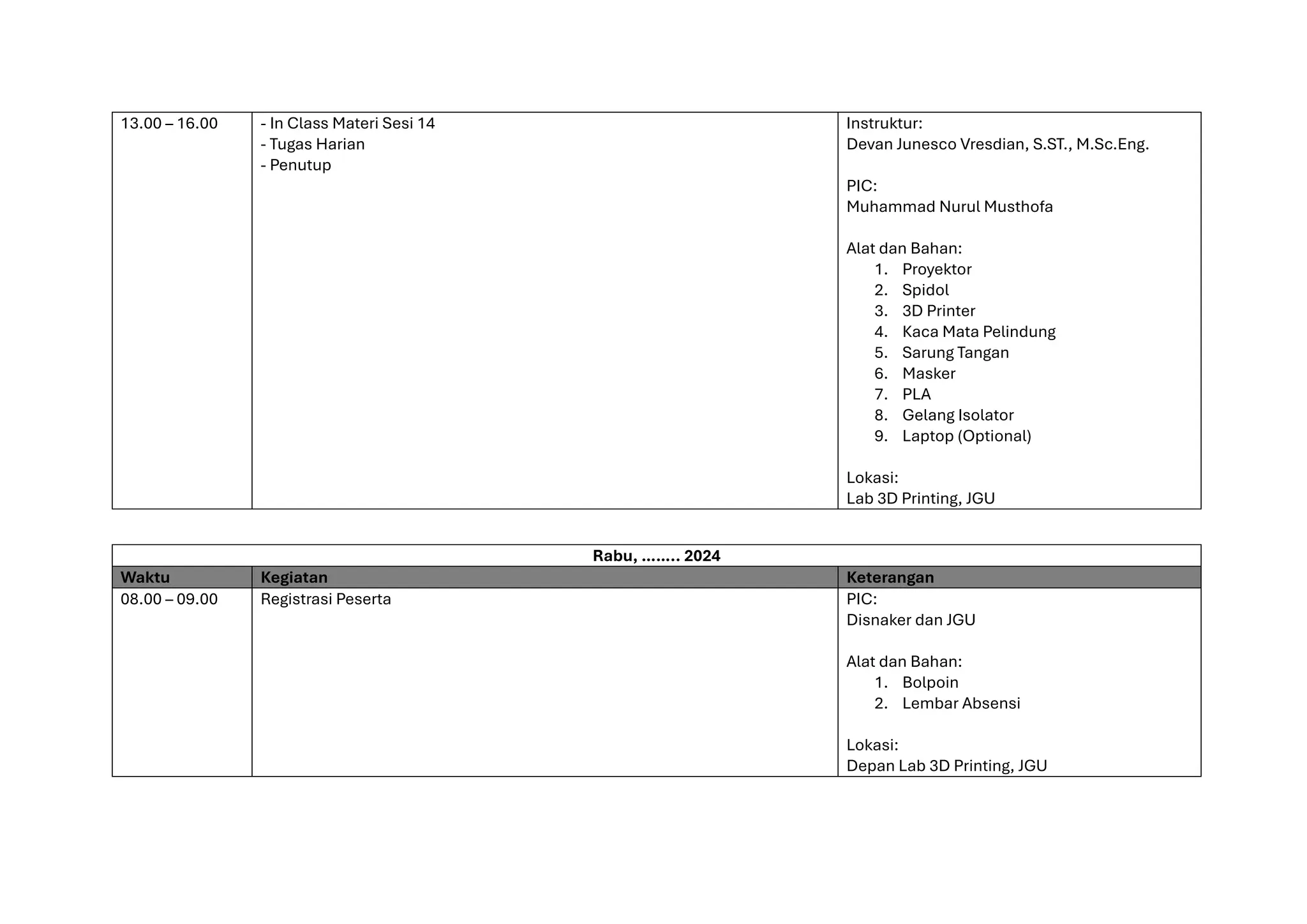 Rundown Acara Kegiatan Pelatihan desain.pdf