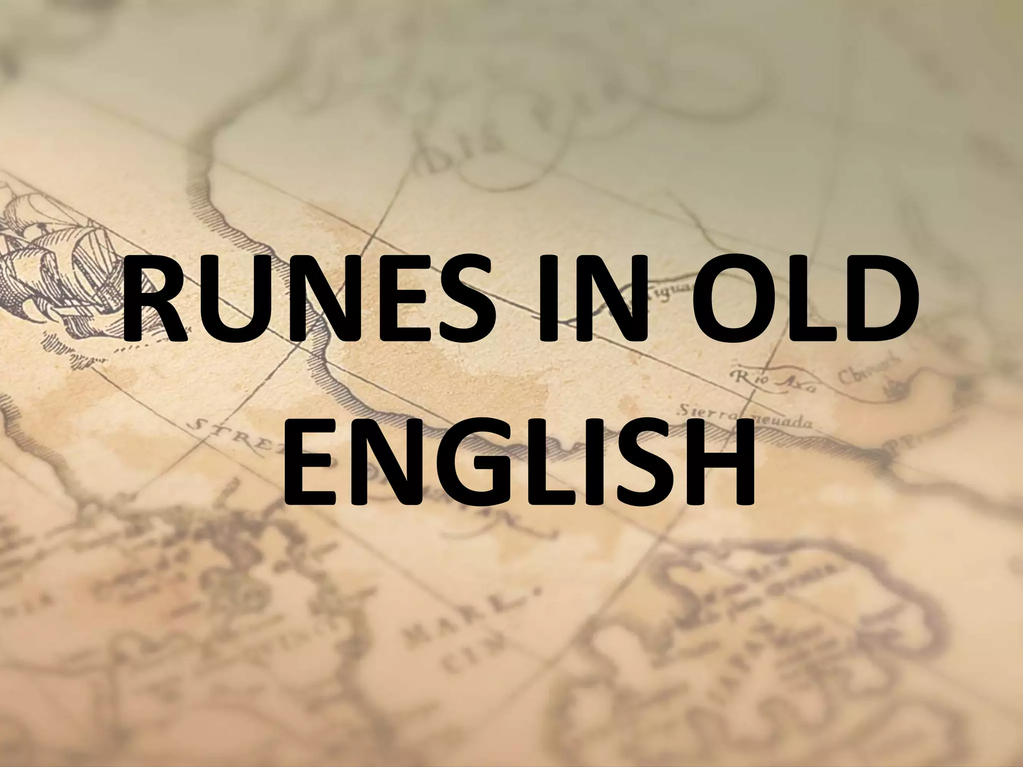 Runes in Old English | PPTX