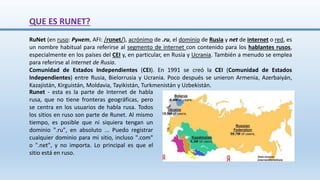 RUNET (Internet Ruso) | PPTX