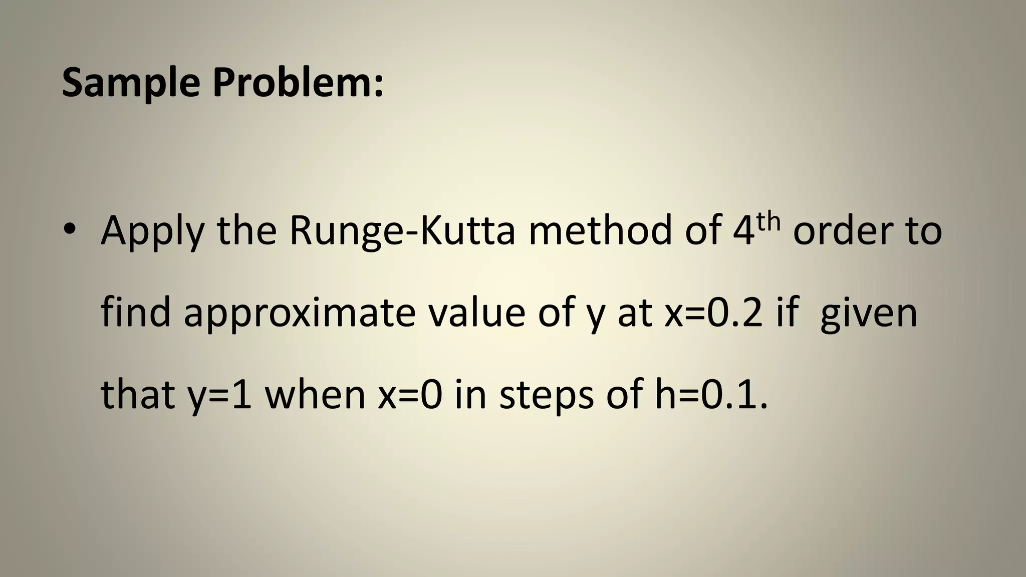 Runge-Kutta-Methods.pptx | Physics | Science