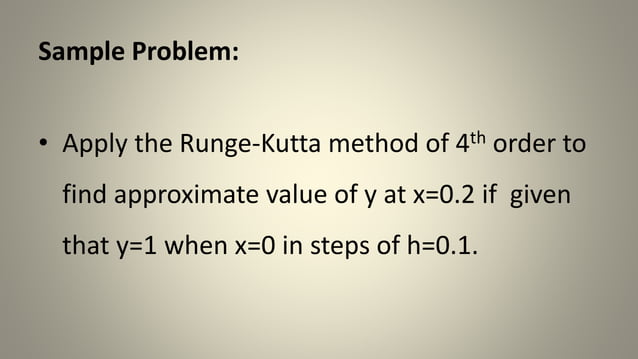 Runge-Kutta-Methods.pptx | Physics | Science
