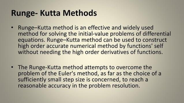 Runge-Kutta-Methods.pptx | Physics | Science