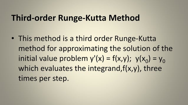 Runge-Kutta-Methods.pptx | Physics | Science