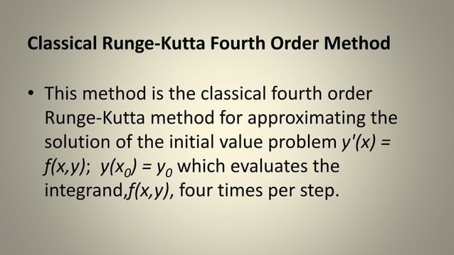 Runge-Kutta-Methods.pptx | Physics | Science