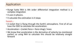 Runge kutta method -by Prof.Prashant Goad(R.C.Patel Institute of Technology,Shirpur) | PPTX ...