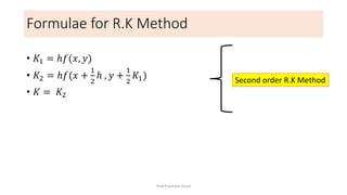 Runge kutta method -by Prof.Prashant Goad(R.C.Patel Institute of Technology,Shirpur) | PPTX ...