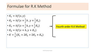 Runge kutta method -by Prof.Prashant Goad(R.C.Patel Institute of ...