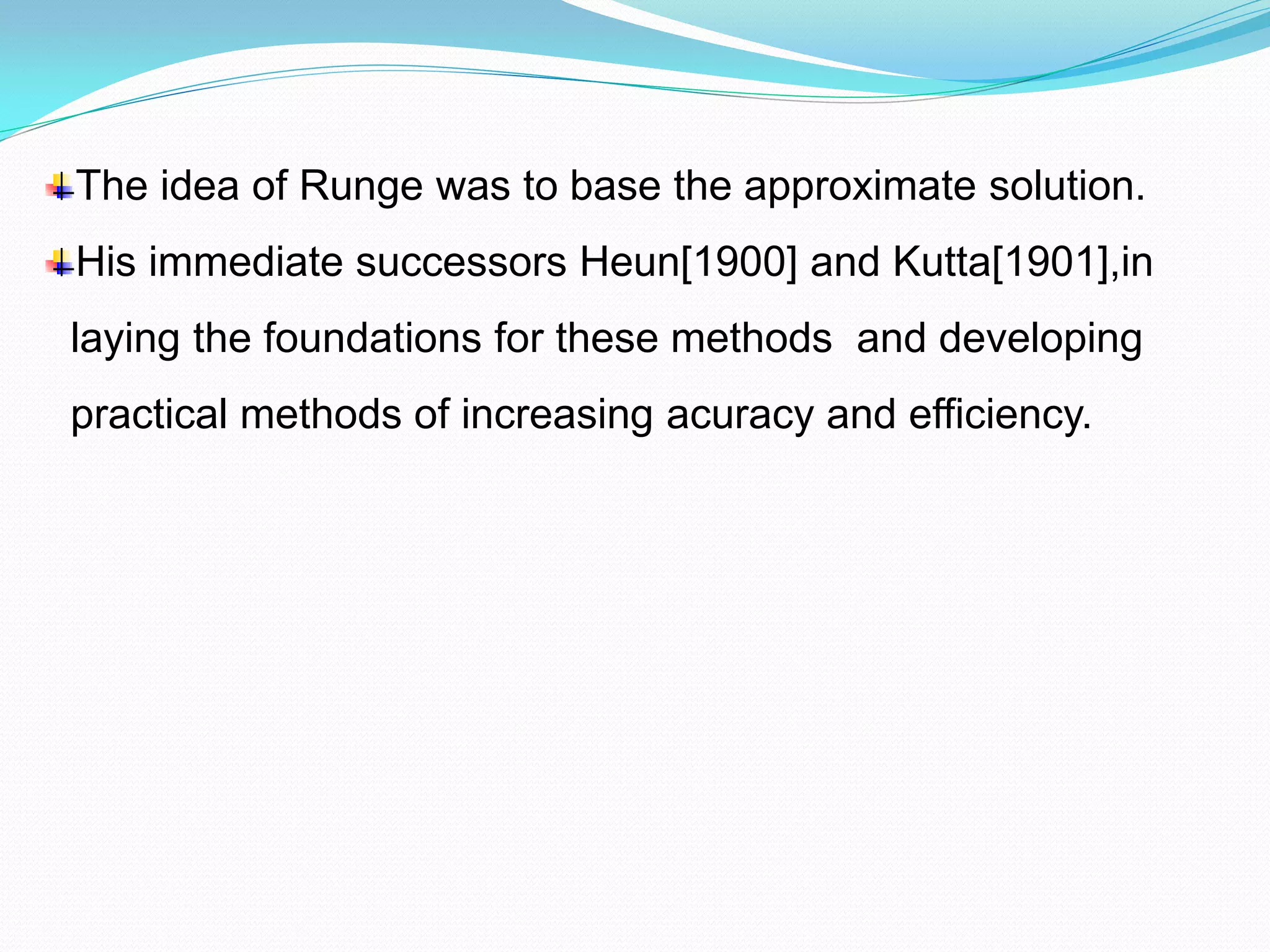 Runge kutta 2nd Order | PDF